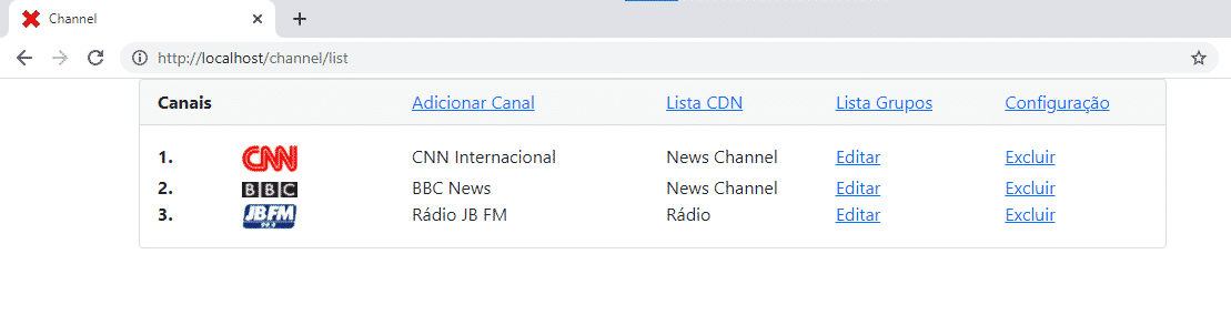 IPTV Gerenciador de canais m3u8 no Laravel - Felipe Mateus